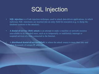 WEB APPLICATION SECURITY | PPT