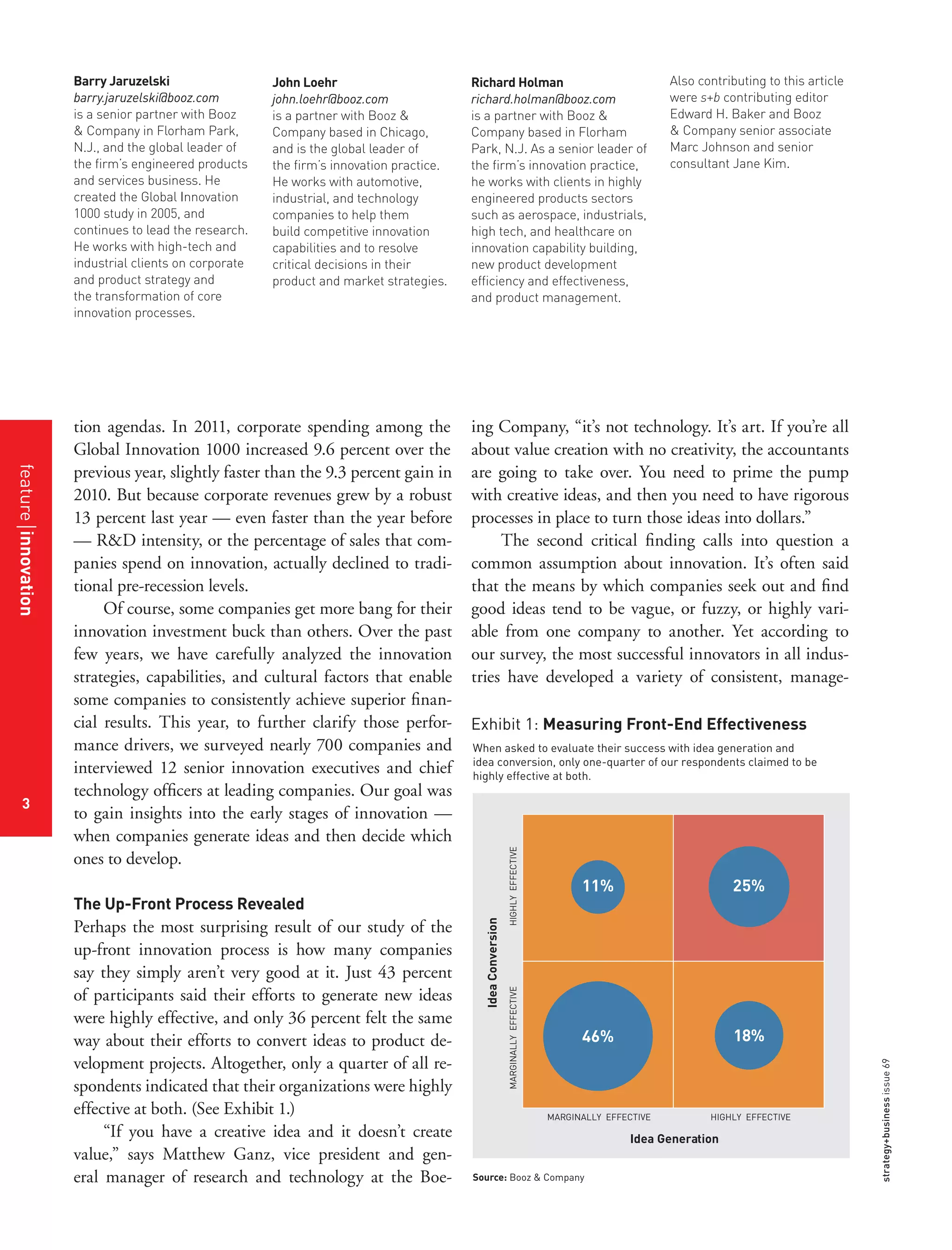 THE GLOBAL INNOVATION 1000 Making Ideas Work | PDF