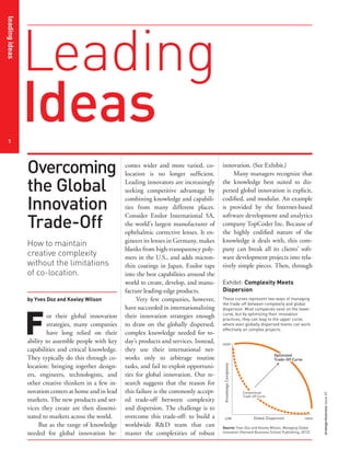 Overcoming the Global Innovation Tradeoff | PDF
