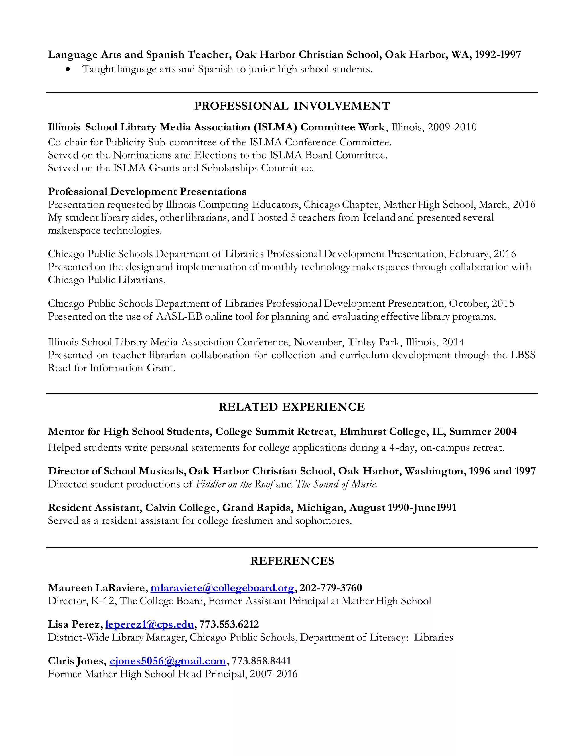 2016 Resume Elizabeth Wright | DOCX