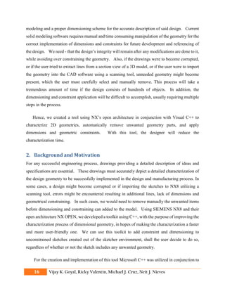 Characterization of a 2D Geometry Using C++ Interface | PDF
