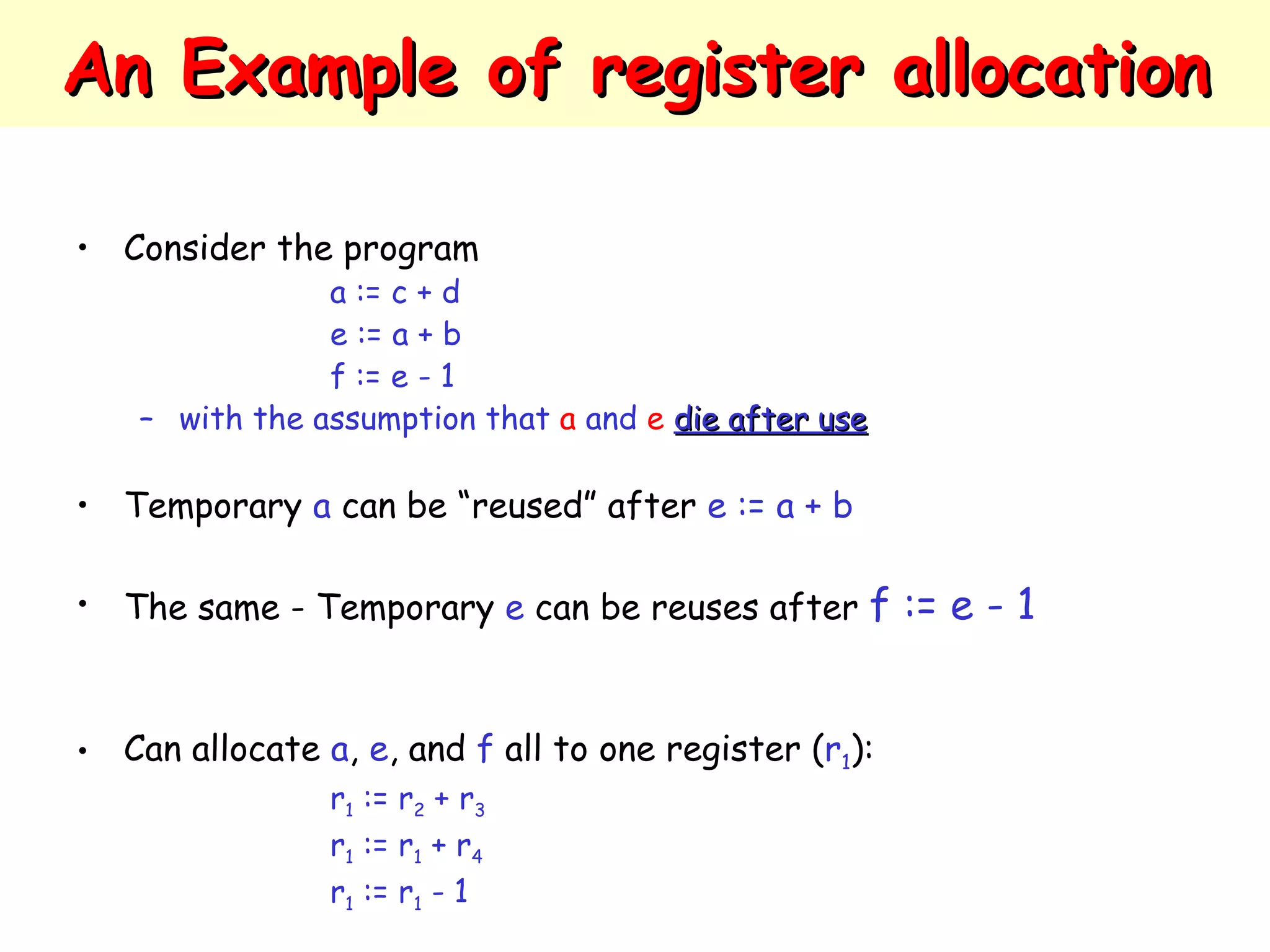 0015.register allocation-graph-coloring | PPT | Programming Languages ...