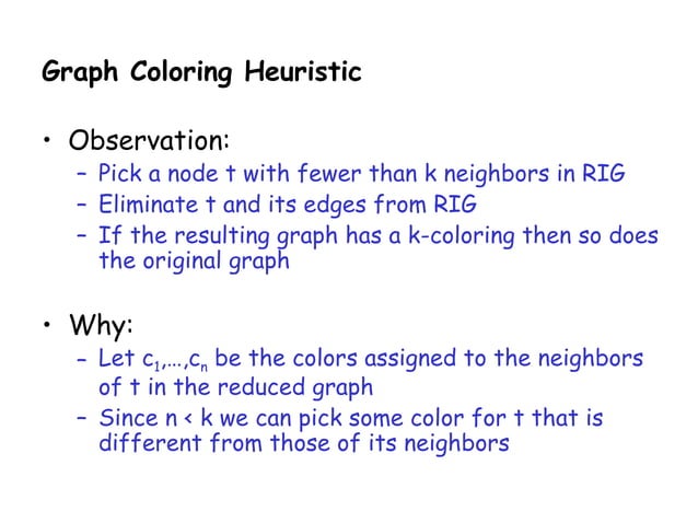 0015.register allocation-graph-coloring | PPT | Programming Languages ...