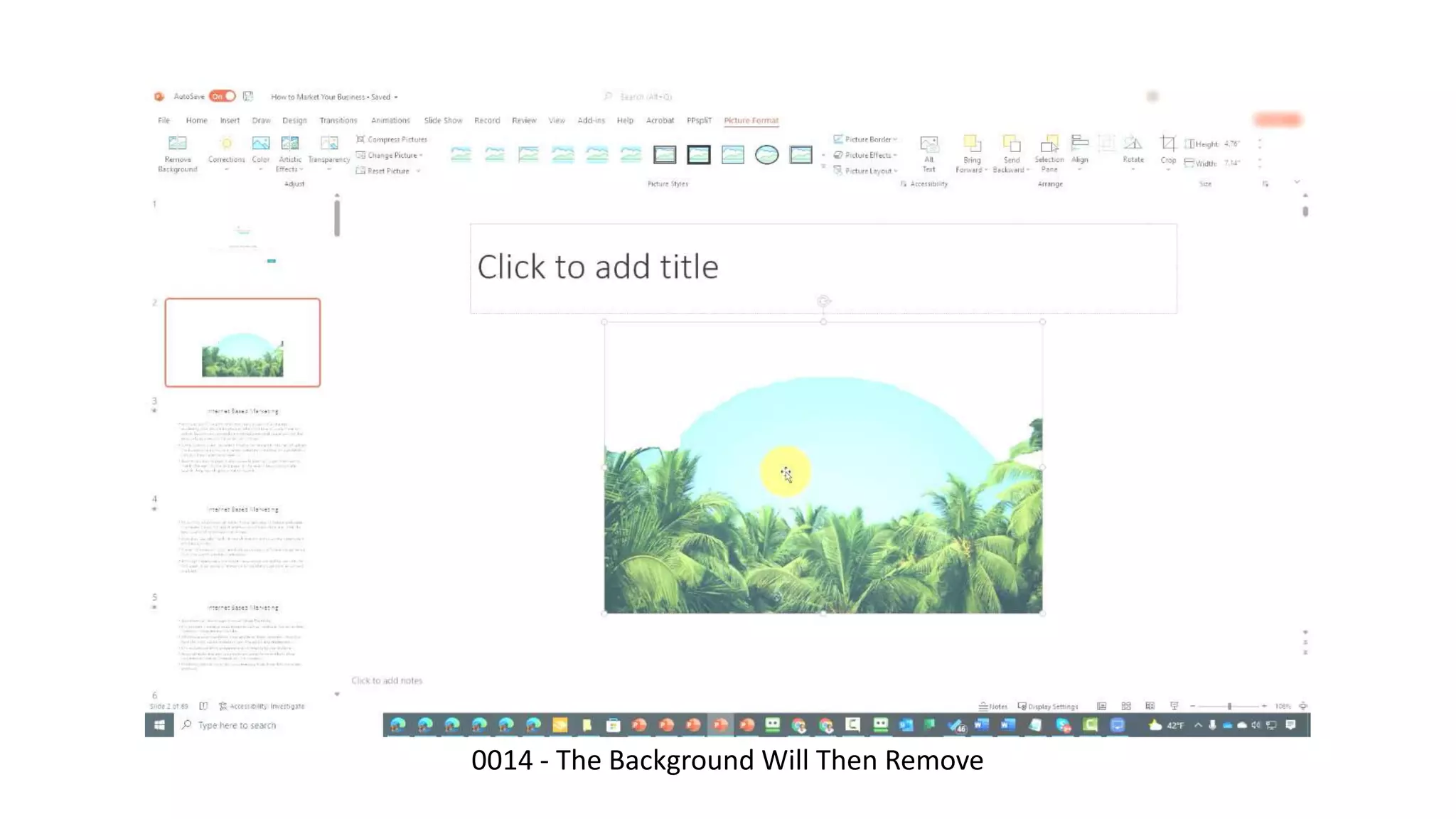 Remove Image Background | PPTX