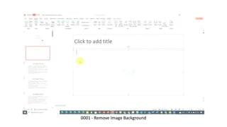 Remove Image Background | PPTX