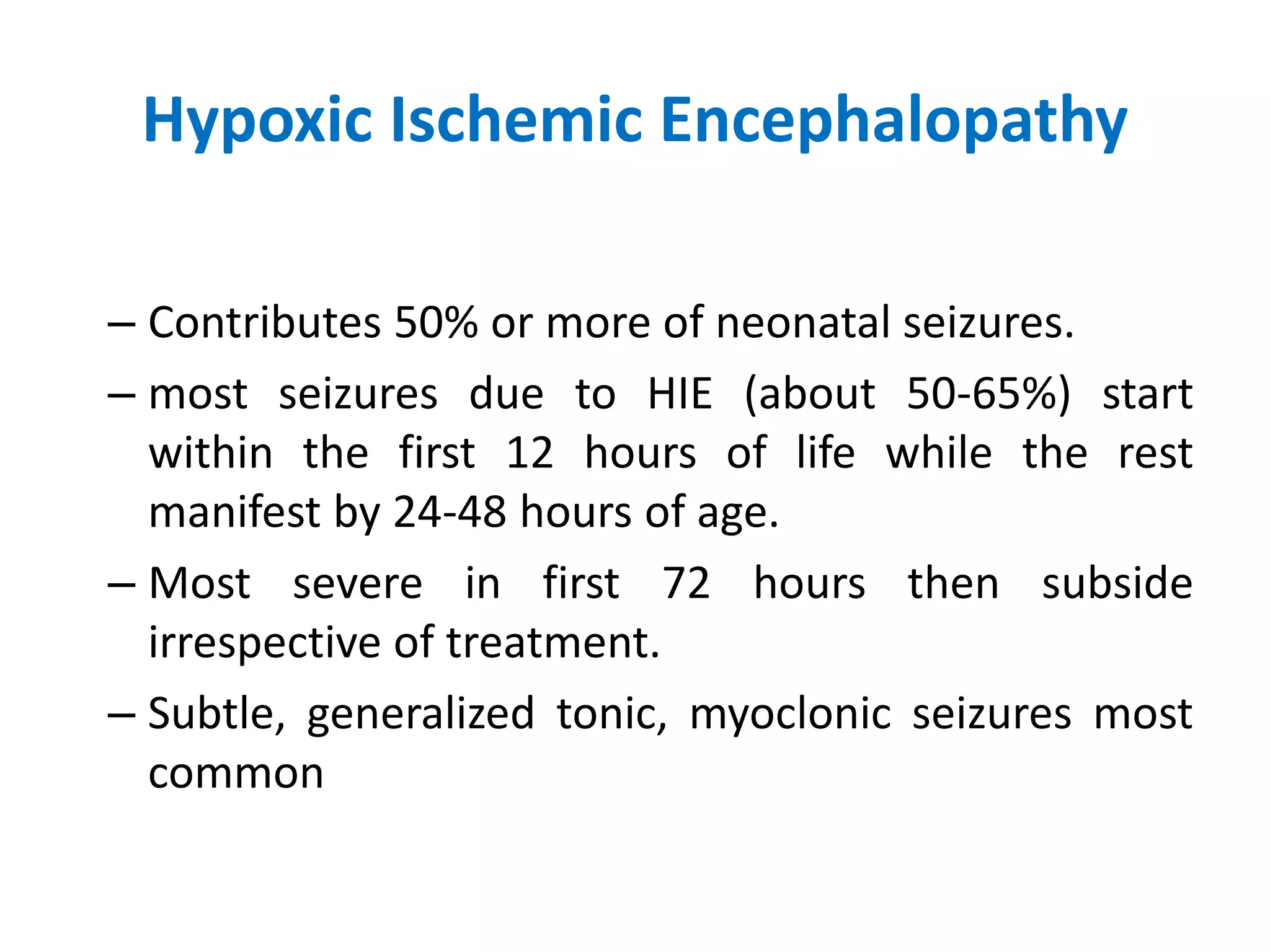 seminar on neonatal seizure | PPT