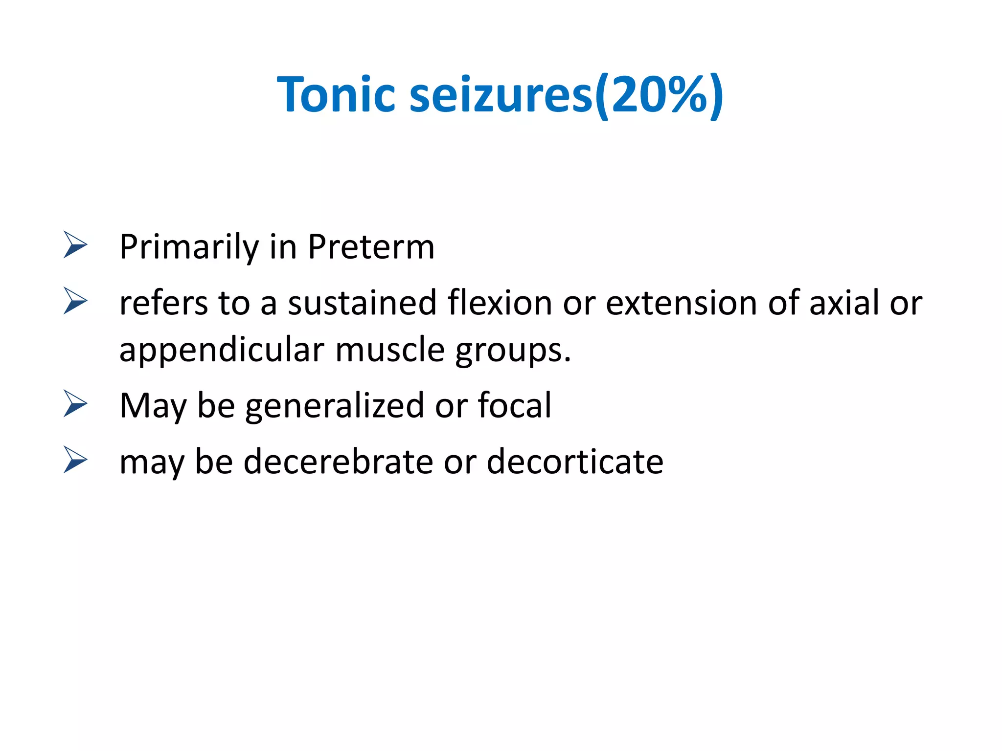seminar on neonatal seizure | PPT