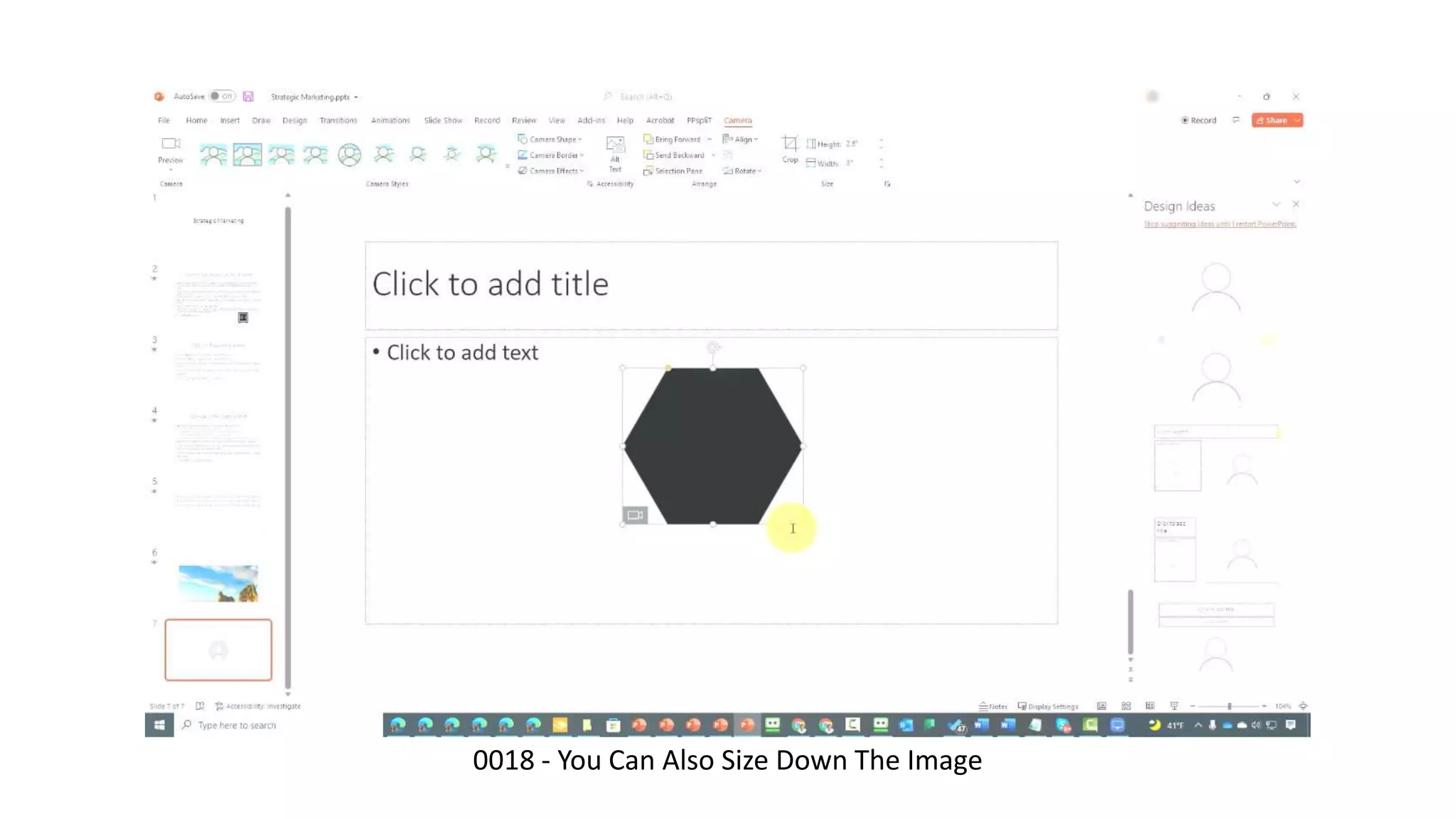 Displaying A Live Feed with Cameo | PPTX | Technology & Computing