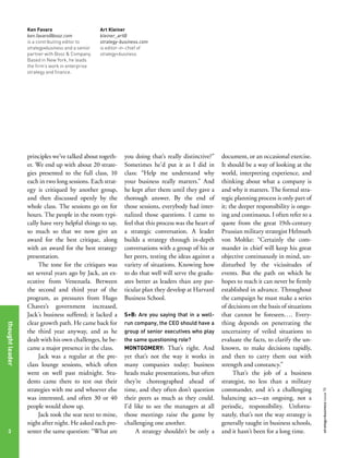 The Thought Leader Interview: Cynthia Montgomery | PDF