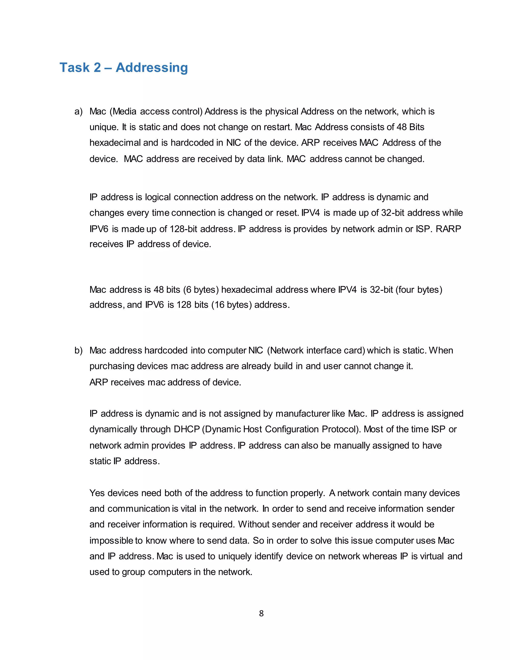 computer network NCC l4dc assingment | DOCX