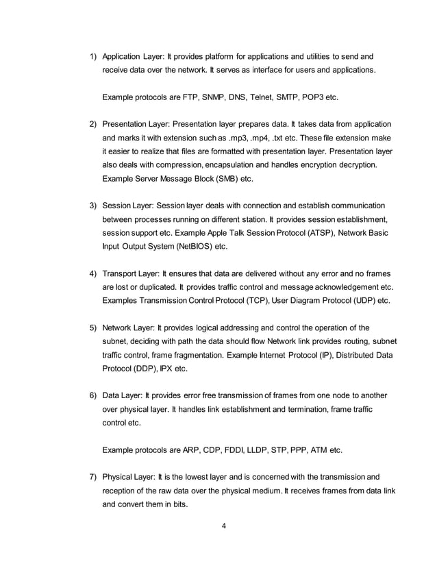 computer network NCC l4dc assingment | DOCX | Computer Networking | Computing