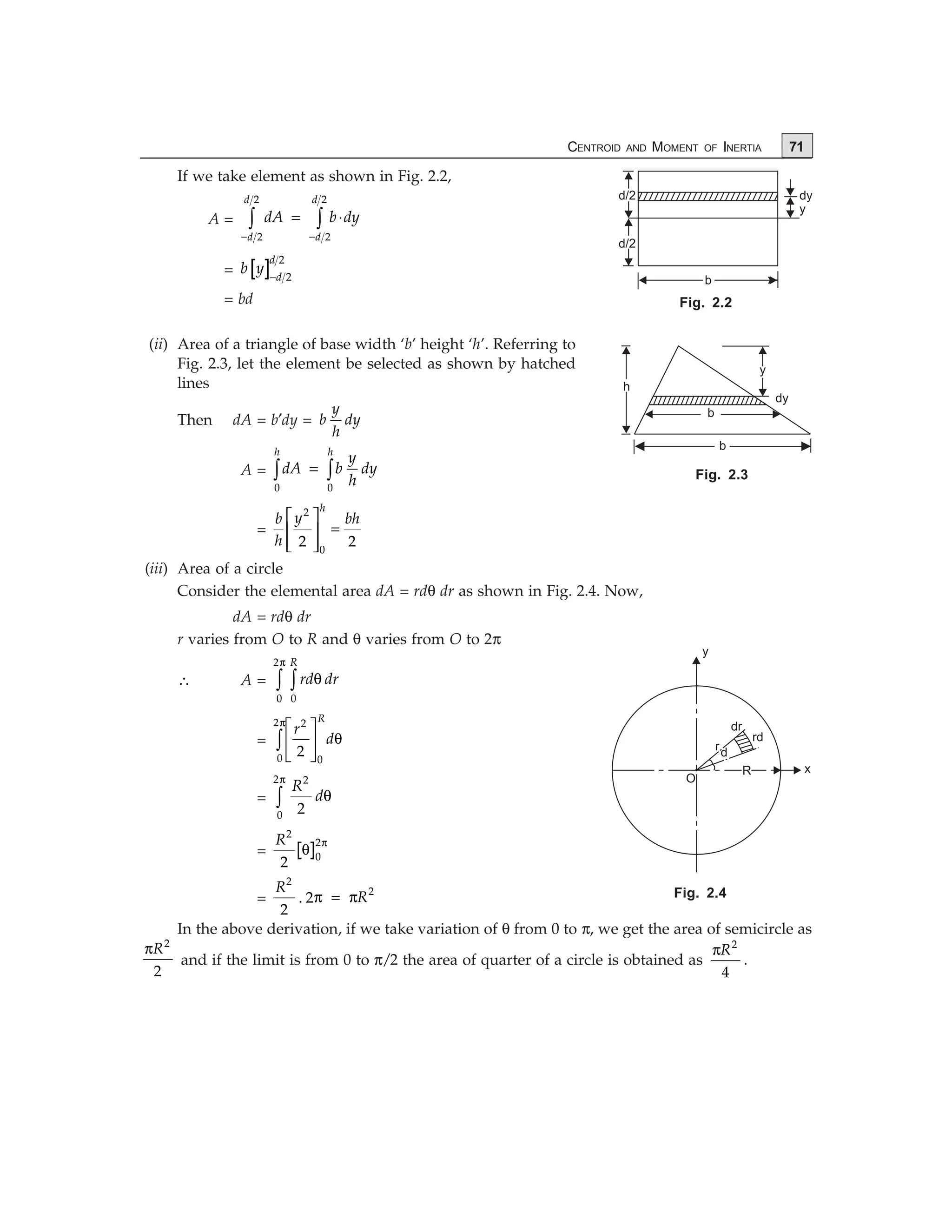 centroid & moment of inertia | PDF