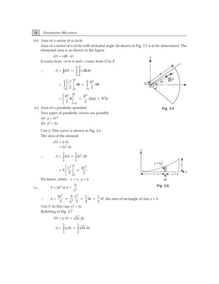centroid & moment of inertia | PDF