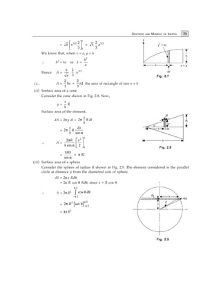 centroid & moment of inertia | PDF