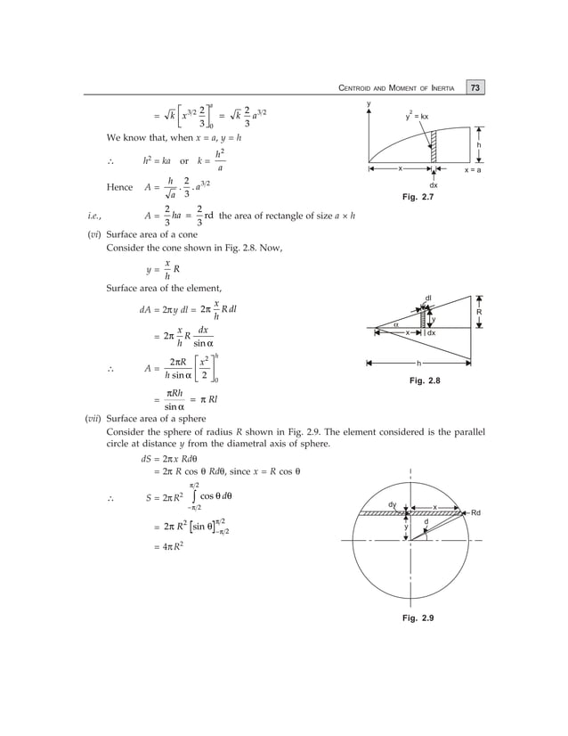 centroid & moment of inertia | PDF | Physics | Science