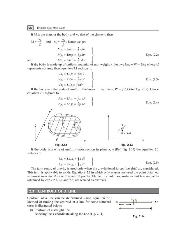 centroid & moment of inertia | PDF | Physics | Science