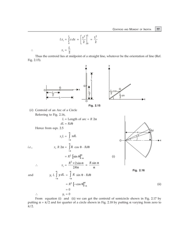 centroid & moment of inertia | PDF | Physics | Science