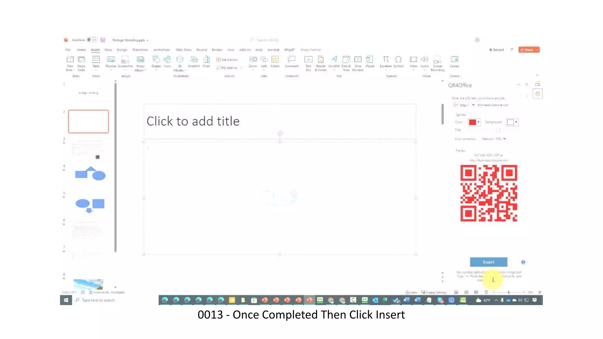 Add a QR Code to Your Presentation | PPTX