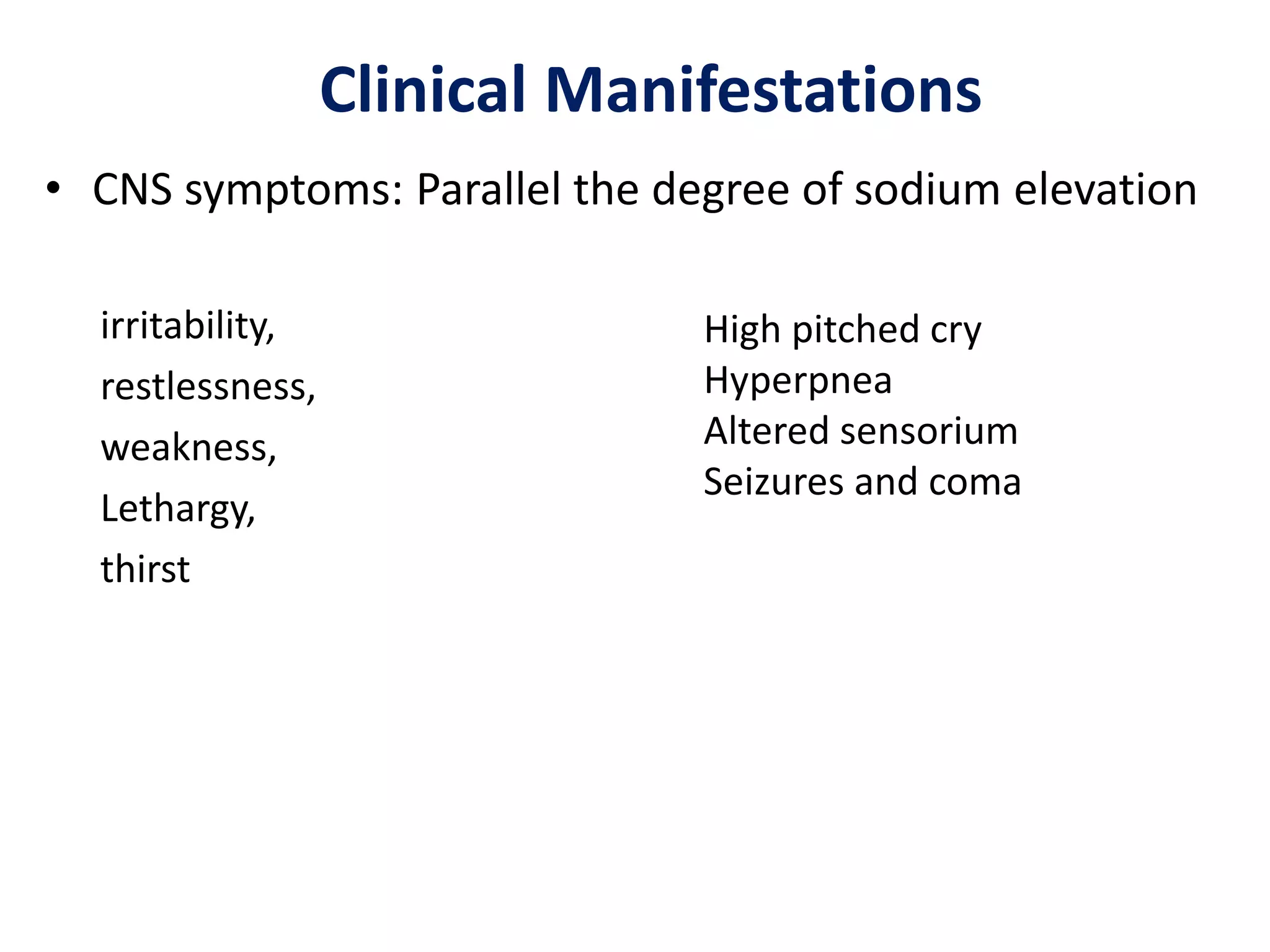 seminar on sodium abnormality | PPTX