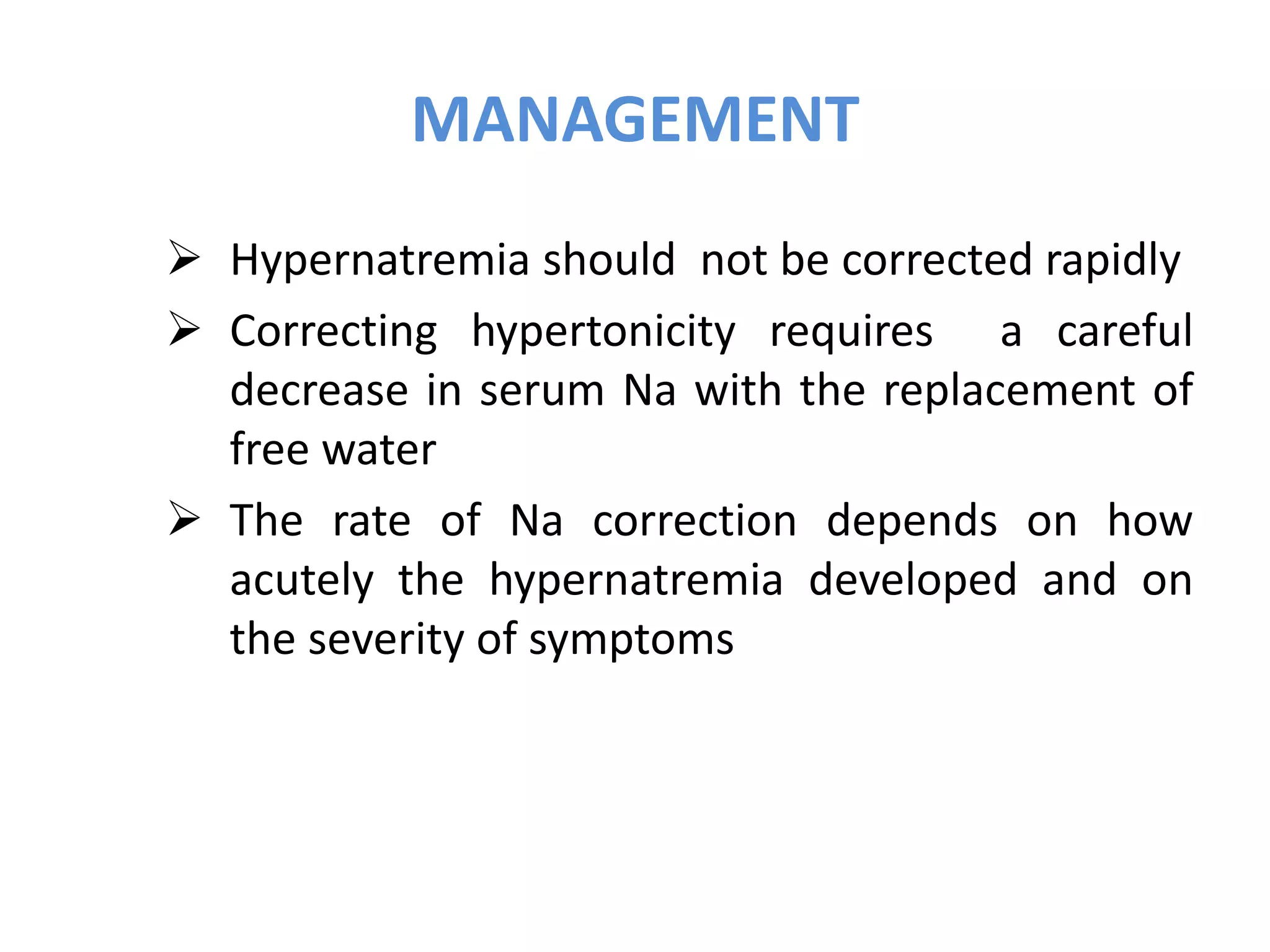 seminar on sodium abnormality | PPTX