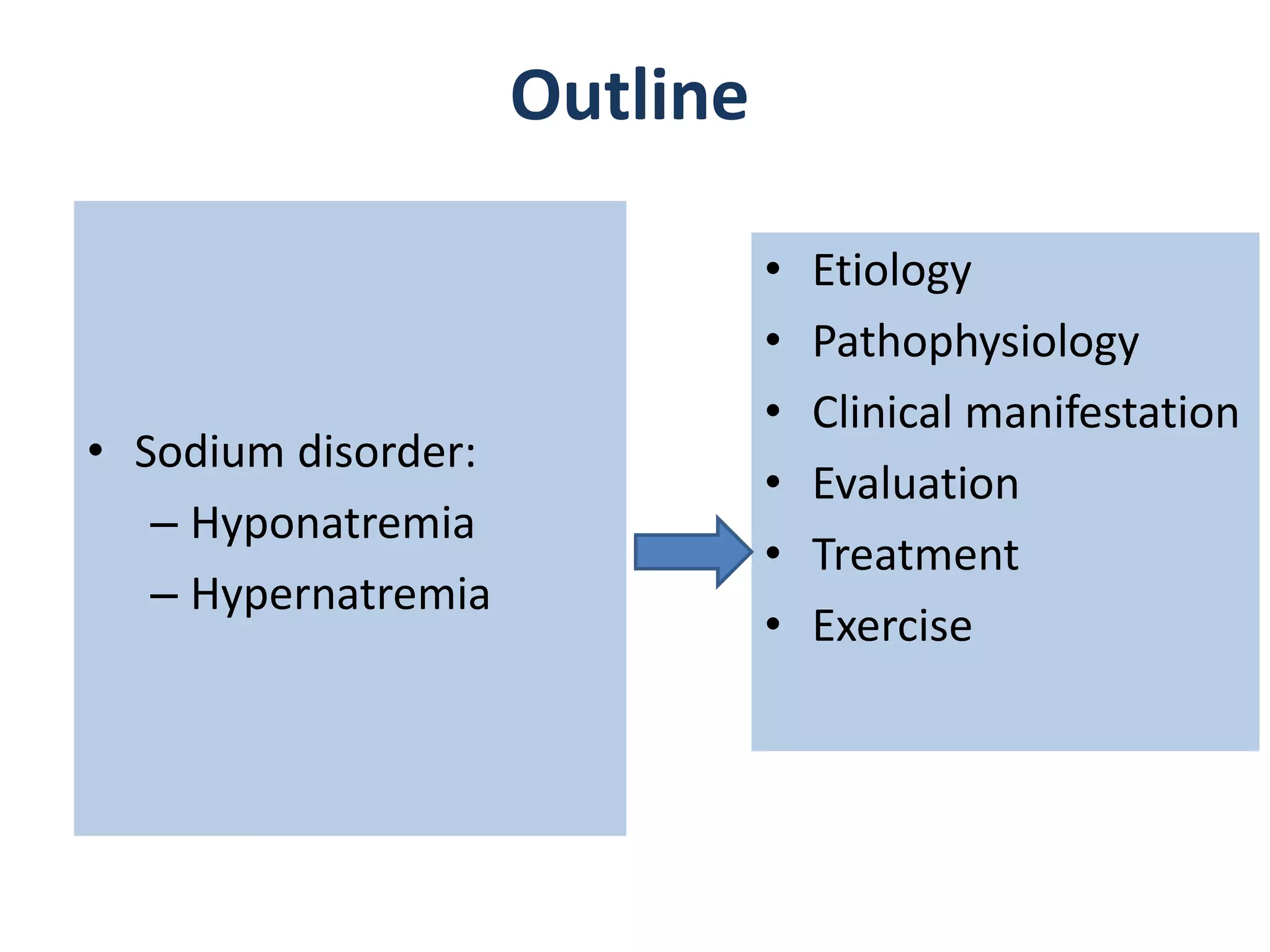 seminar on sodium abnormality | PPTX
