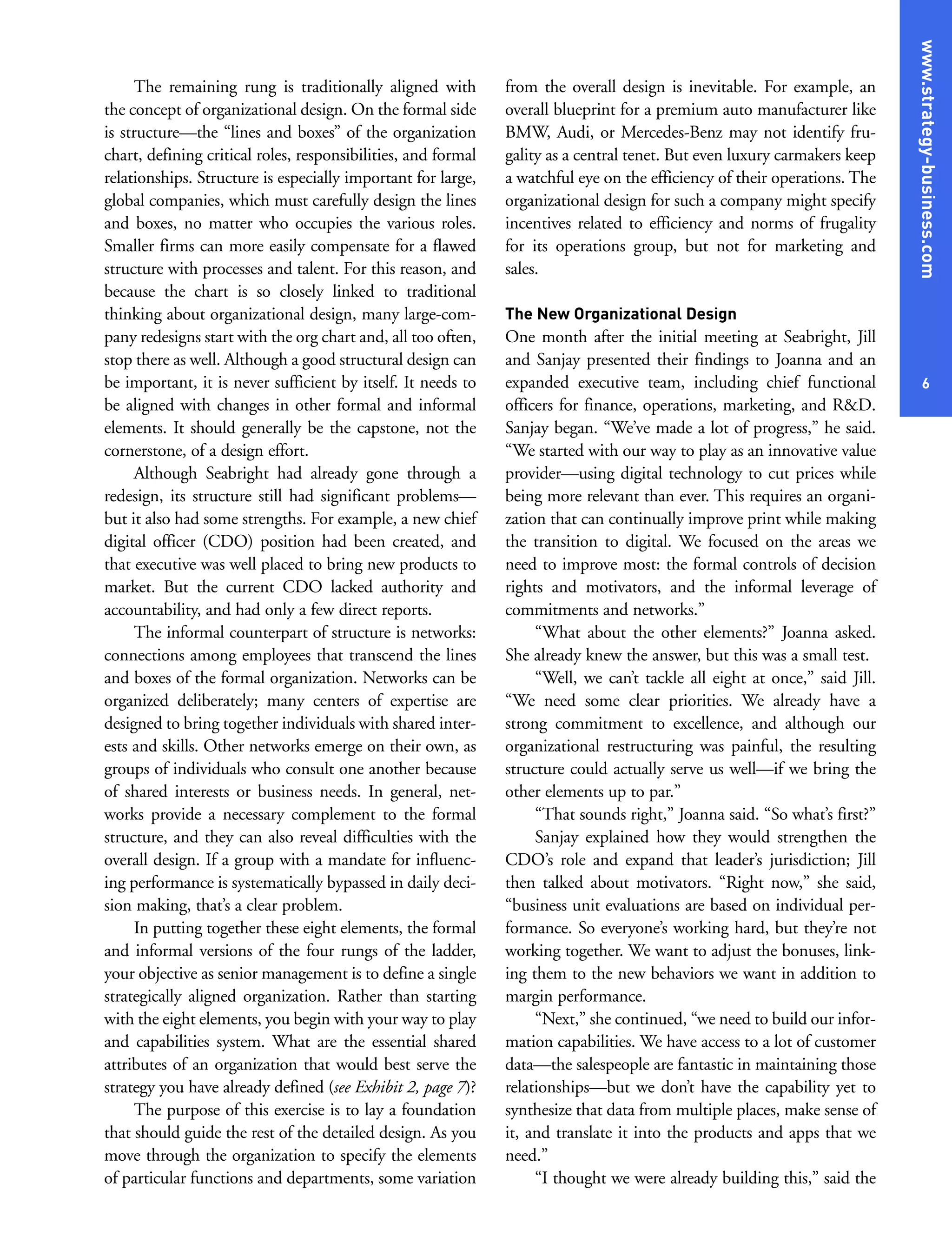 Organizing for Advantage | PDF