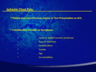 Clinical Aspects of Acute Coronary Syndrome | PPT