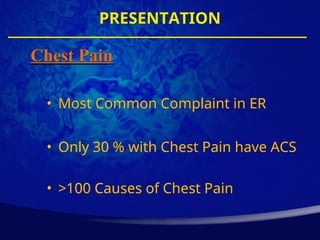 Clinical Aspects of Acute Coronary Syndrome | PPT