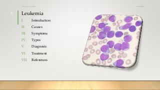 causes of leukemia | PPTX