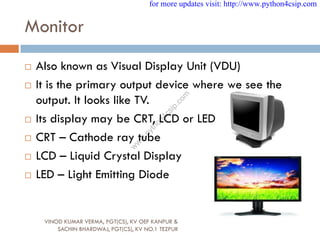 Computer system organization || Class 11 | PDF