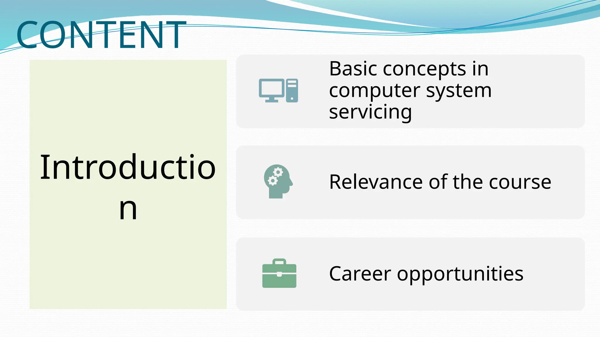 Introduction To Computer System Servicing Ncii Ppt 