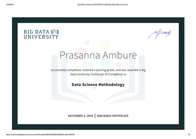 Methodology Cert 101