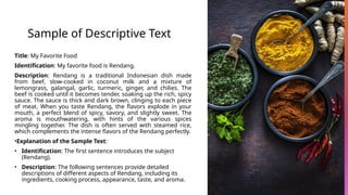 Explanation of Descriptive Text for class 9.pptx