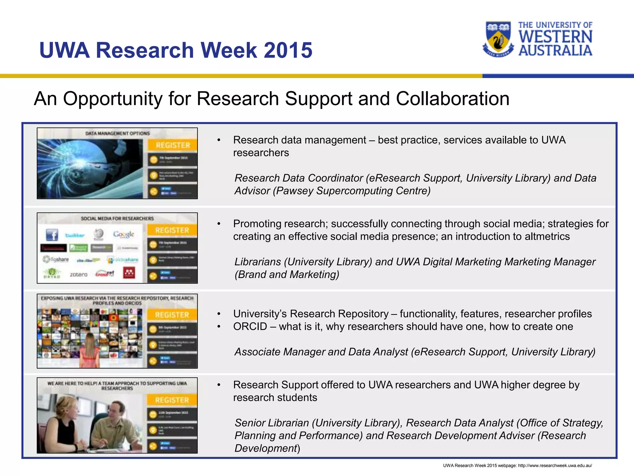 Elizabeth Robertson UWA 5 min presentation | PPT