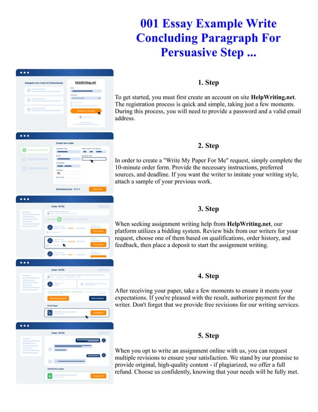 001 Essay Example Write Concluding Paragraph For Persuasive Step | PDF ...