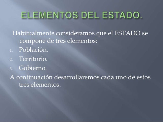 Concepto De Estado