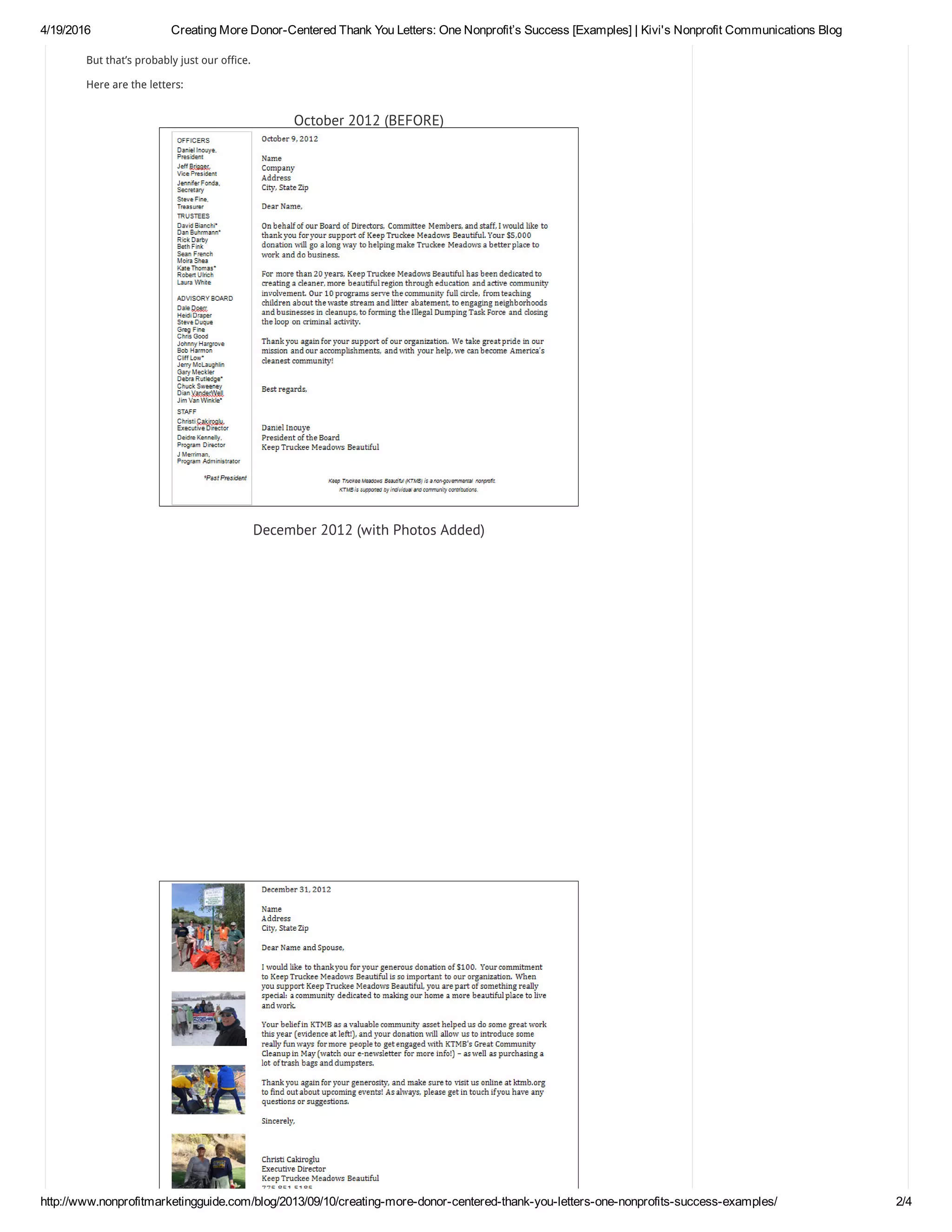 Creating More Donor-Centered Thank You Letters_ One Nonprofit’s Success [Examples] _ Kivi's ...