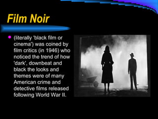 Film Noir: Documentary Style – Film Noir’s Shadowy Aesthetics: The Art ...
