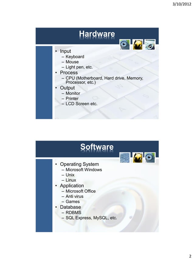 001 ho basic computer | PDF