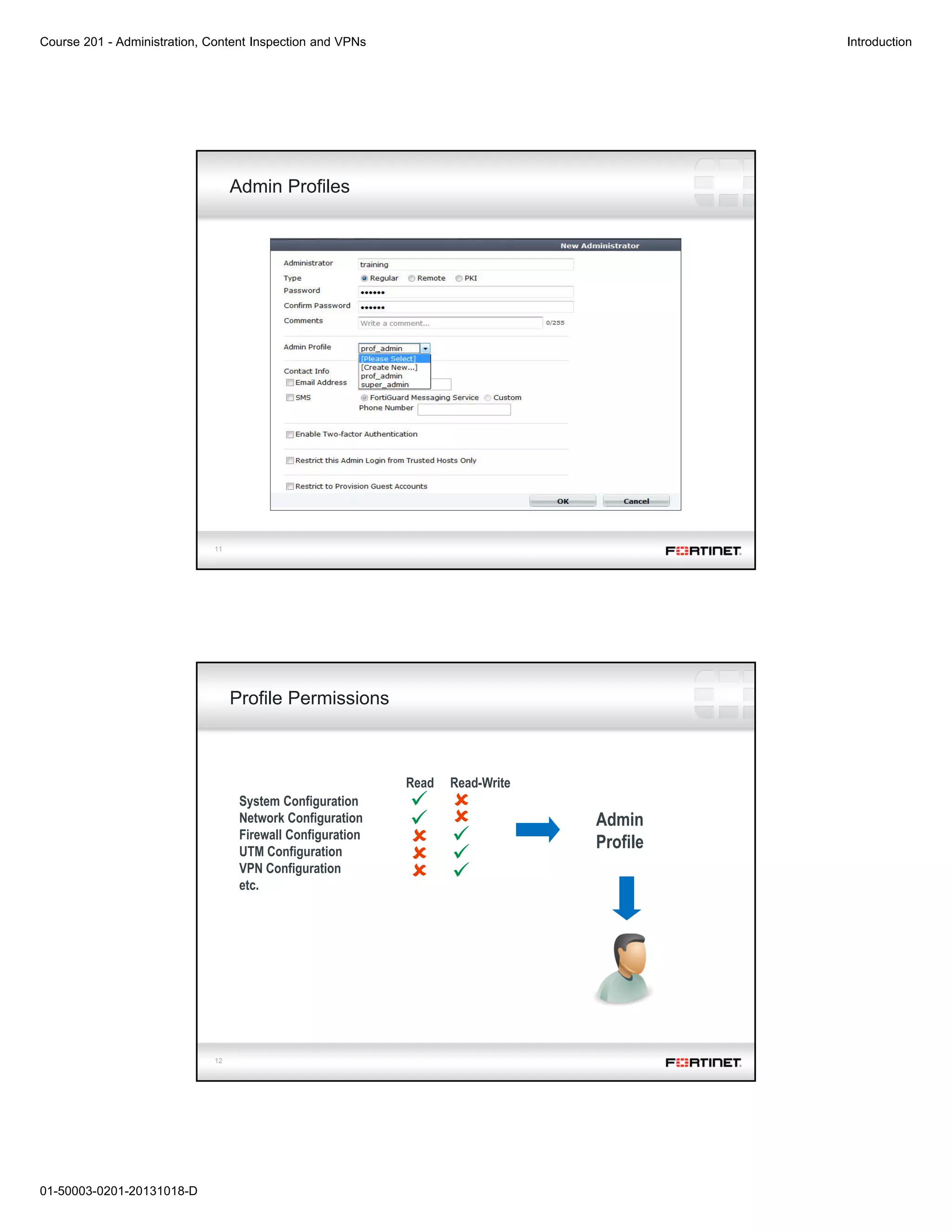 001 introduction Fortigate Administration Introduction | PDF