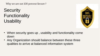 001 Intro Foundations of Information Security. | PPTX