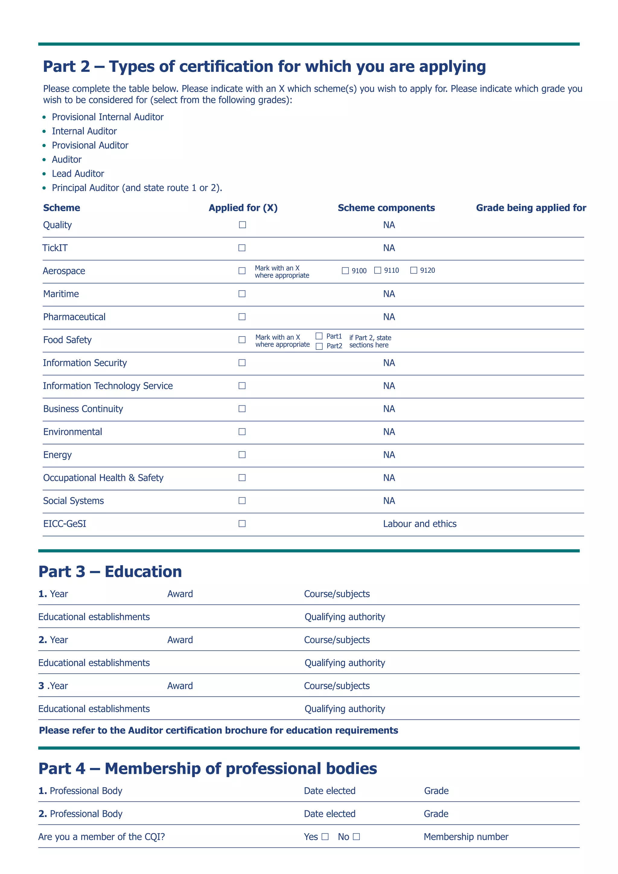 001 irca application_form | PDF