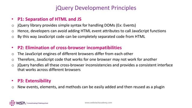 Jquery Chapter 1 Introduction Ppt