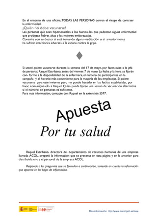 PISA comprensión lectora :Gripe | PDF