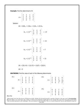 001 matrices and_determinants | PDF