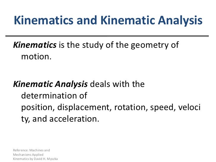 001 mechanisms and kinematics