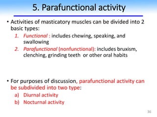 Temporomandibular Dysfunctions – Part 1(Etiology, Sign and Symptoms) | PPTX