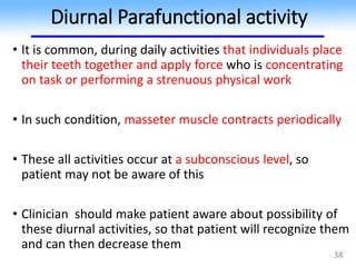 Temporomandibular Dysfunctions – Part 1(Etiology, Sign and Symptoms) | PPTX