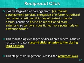 Temporomandibular Dysfunctions – Part 1(Etiology, Sign and Symptoms) | PPTX