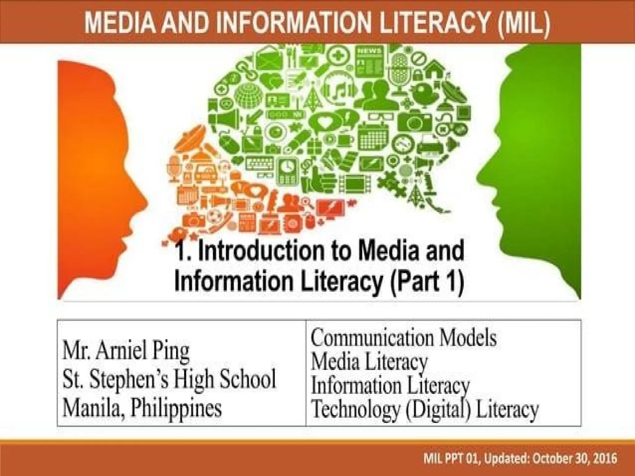 Medial and Information Literacy Senior High School HUMSS | PPTX